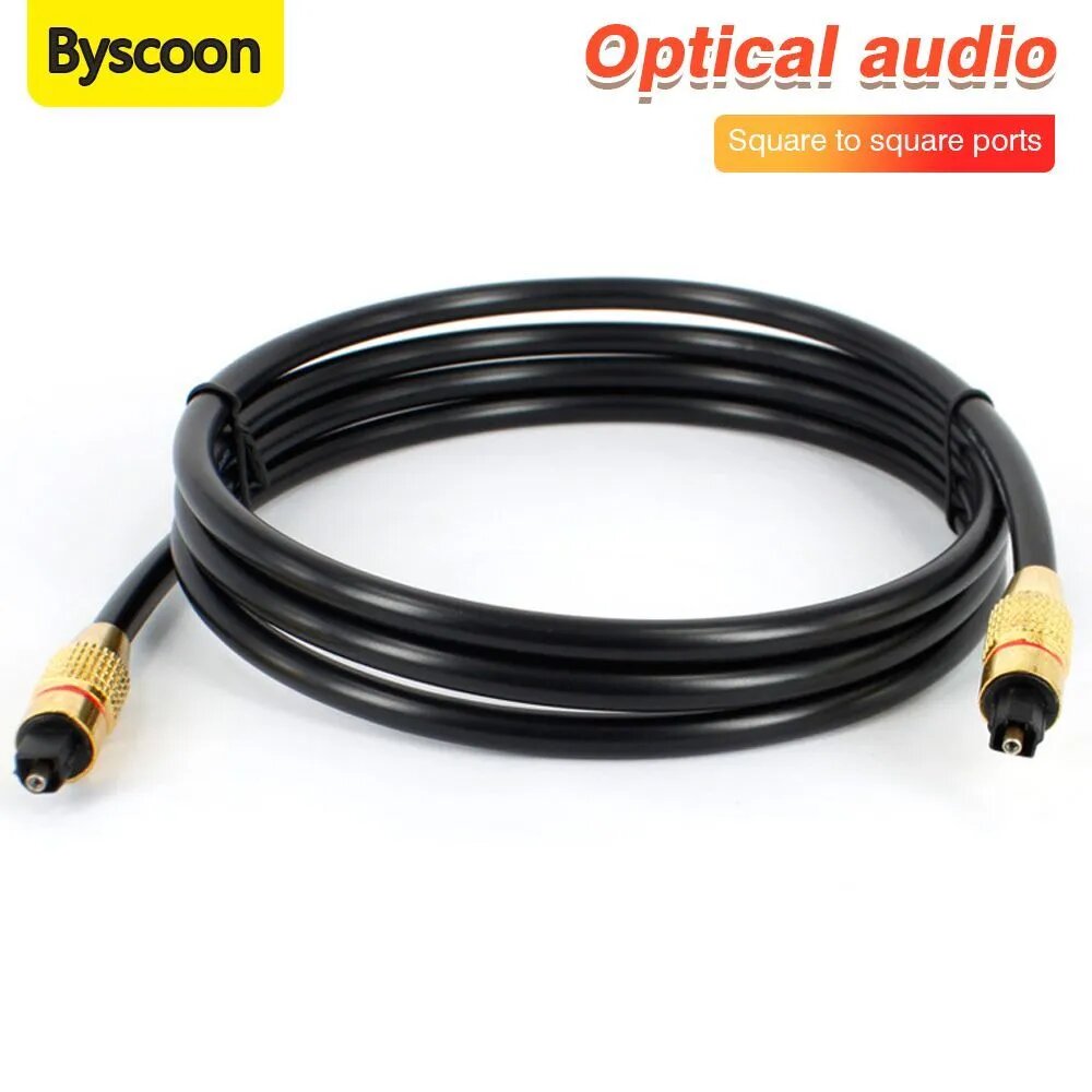 Аудиокабель ODT (Toslink)/ODT (Toslink), 1.5 м, черный