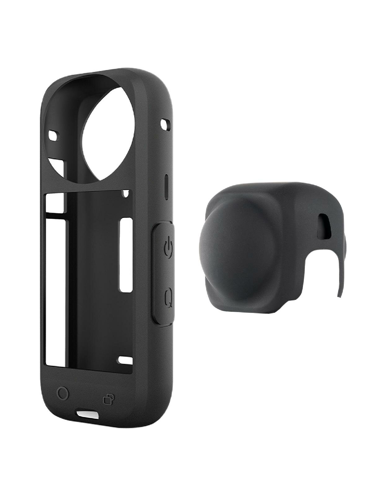 Силиконовый защитный чехол для экшн-камеры Insta 360X4, противоударный чехол