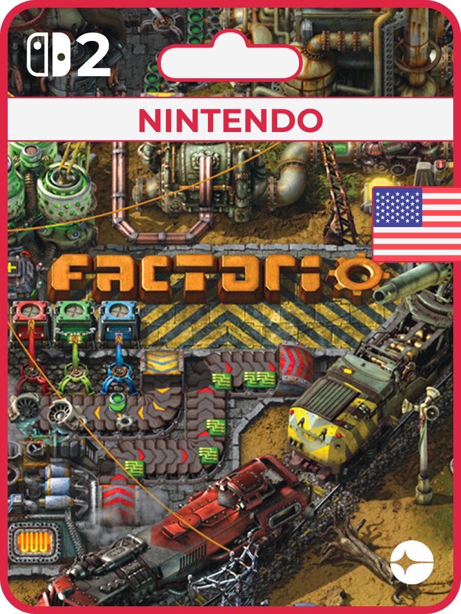 Factorio для игровой приставки Nintendo Switch 2 [Цифровая версия, США]