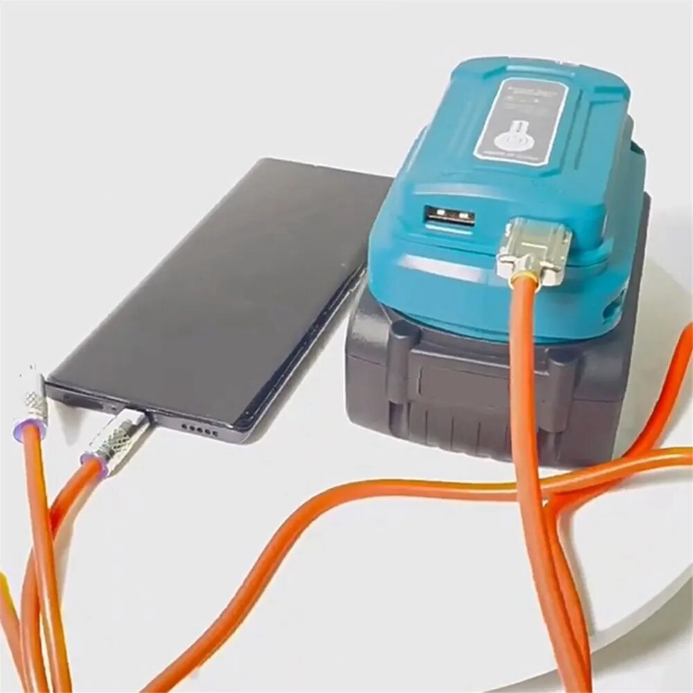 Для Makita18V с USB-адаптером для быстрой зарядки аккумулятора