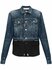 Куртка джинсовая DSQUARED2, размер 38 IT, синий