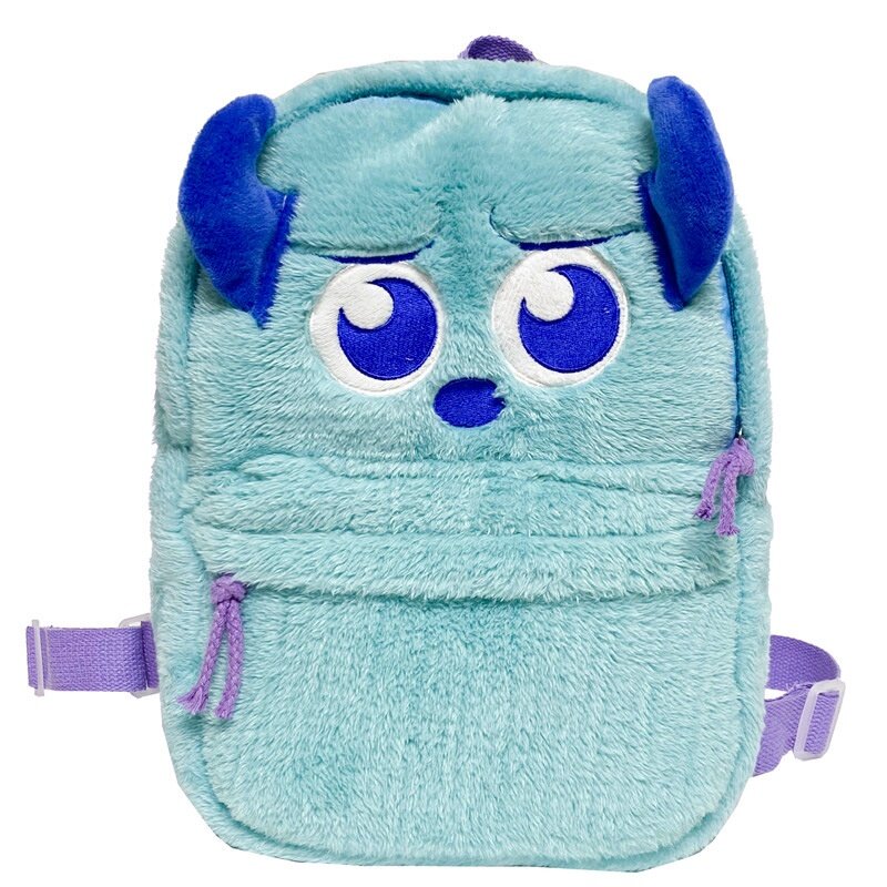 Рюкзак lotso alien plush kids travel gift large capacity cartoon school bag, blue