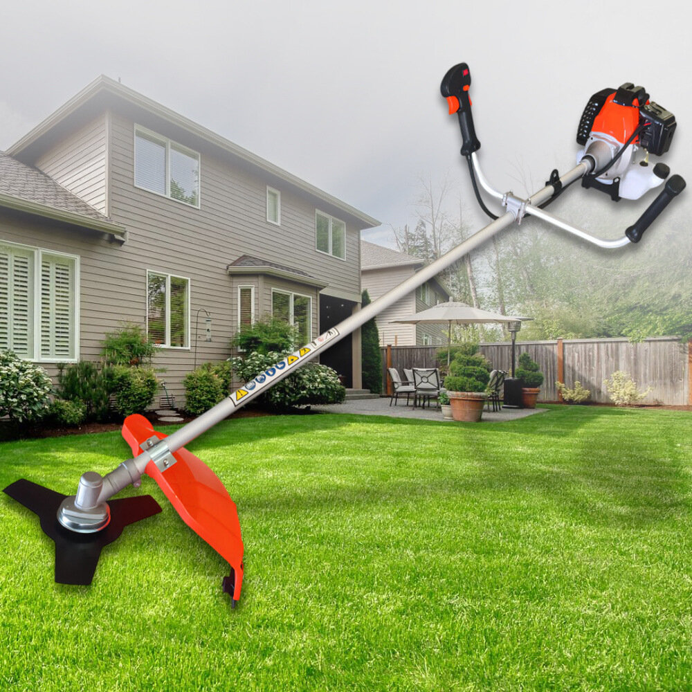 Ручная газонокосилка, маленький боковой травокосилка, домашний бензиновый ранцевый микро-культиватор, четырехтактная газонокосилка