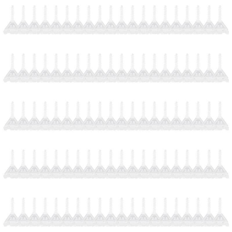 Керамические клипсы для выравнивания плитки, 100 шт, 2,5 витка l база
