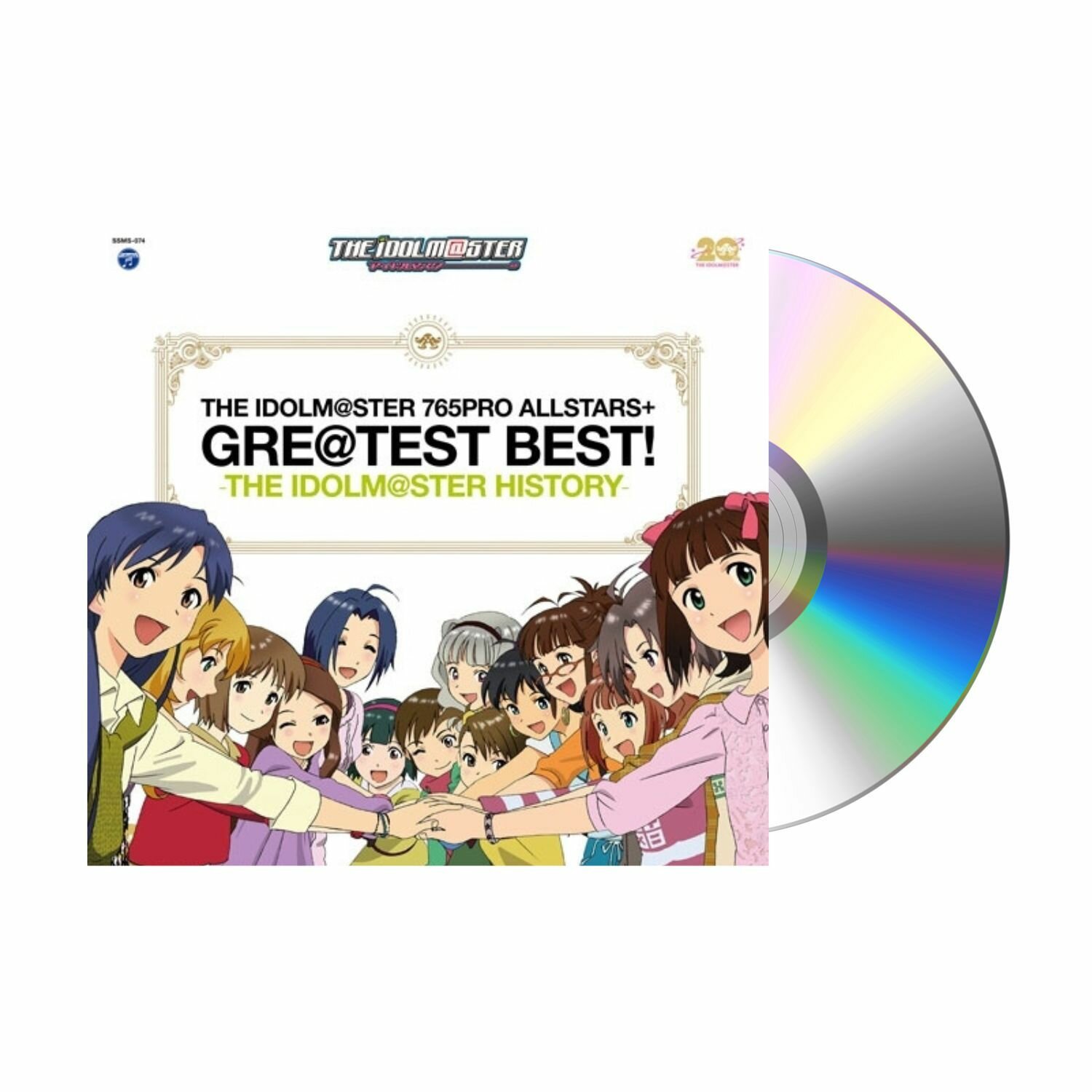Музыка CD 765pro Allstars - The Idolm@ster 765pro Allstars+ Gre@test Best, 12" LP sized Cardboard Sleeve