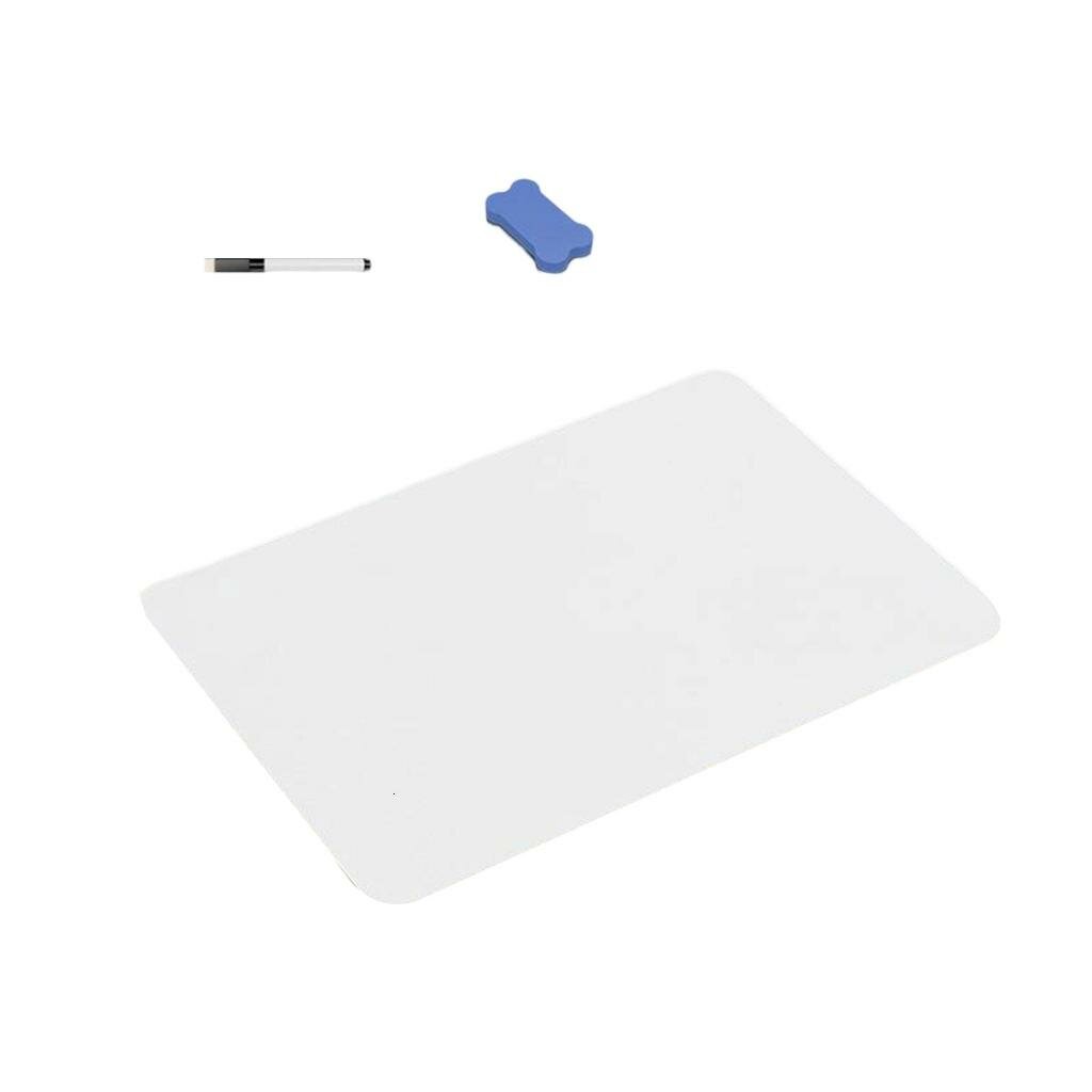 1/3/6 Шт Маленькая доска с ластиком и маркерами Двухсторонние белые доски Доска объявлений для рисования и письма