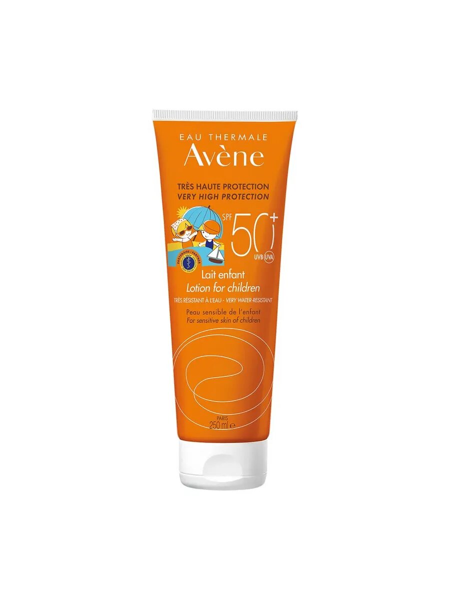 Avene солнцезащитное детское молочко SPF50+, молочко для тел