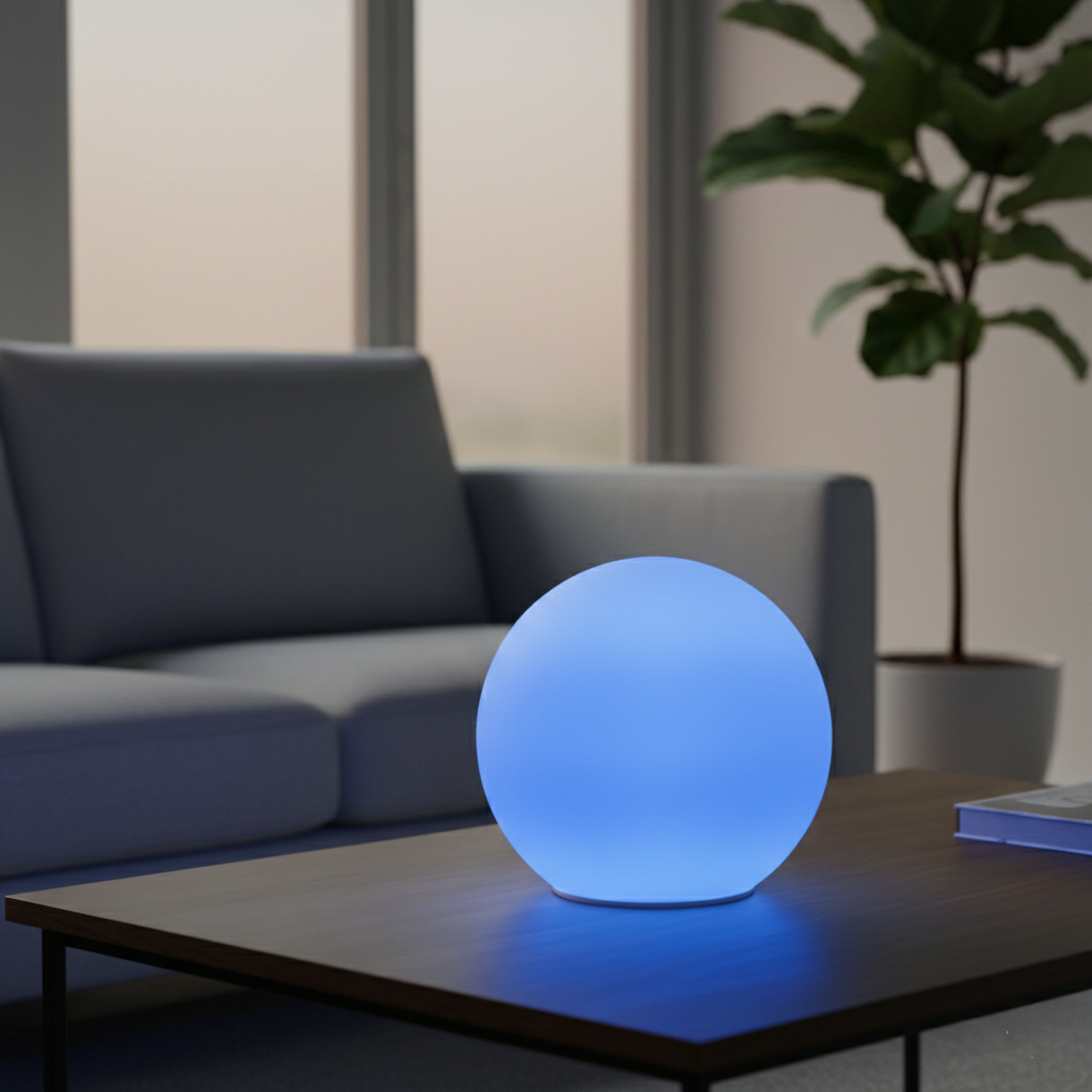 Светильник шар Moonlight 20 см RGB Accum без пульта