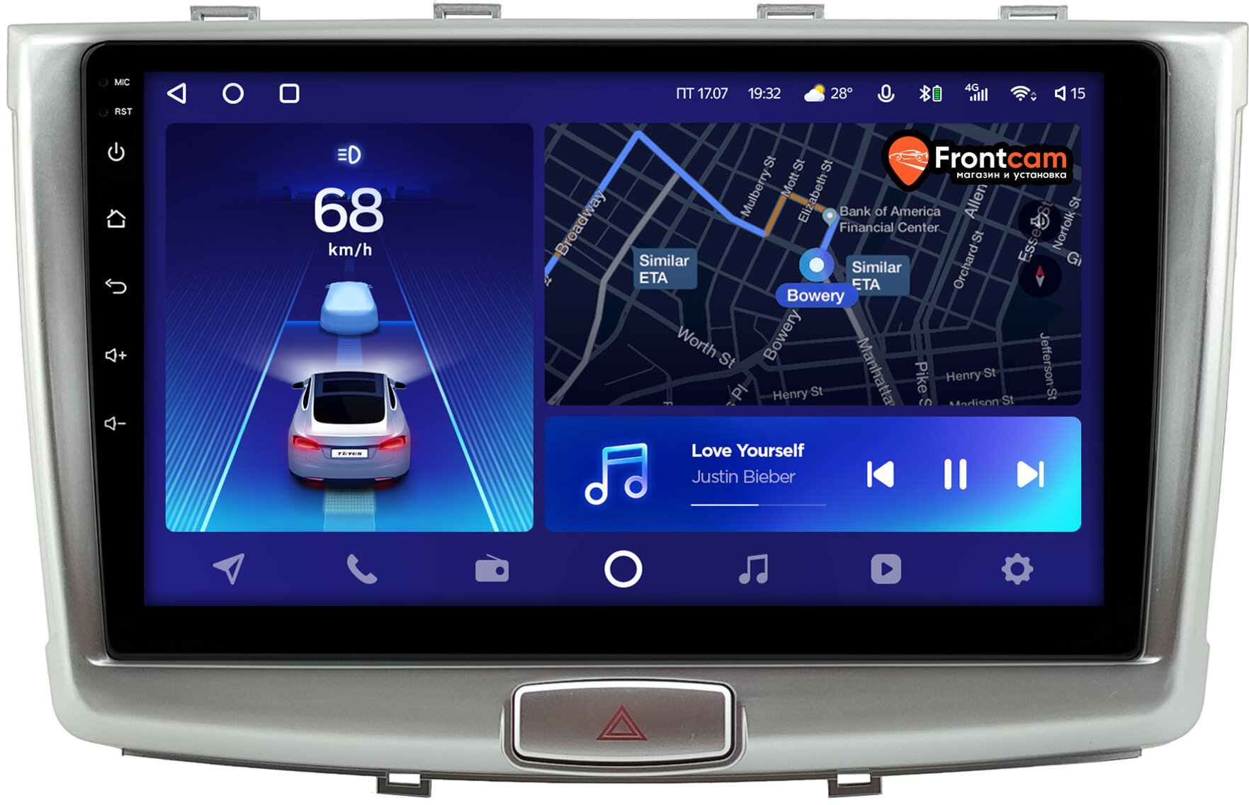 Штатная магнитола Haval H6 2014-2020, M6 2017-2021 Teyes CC2 PLUS 4/32 10" RM-1064 Android 10 (4G-SIM, DSP, QLed)