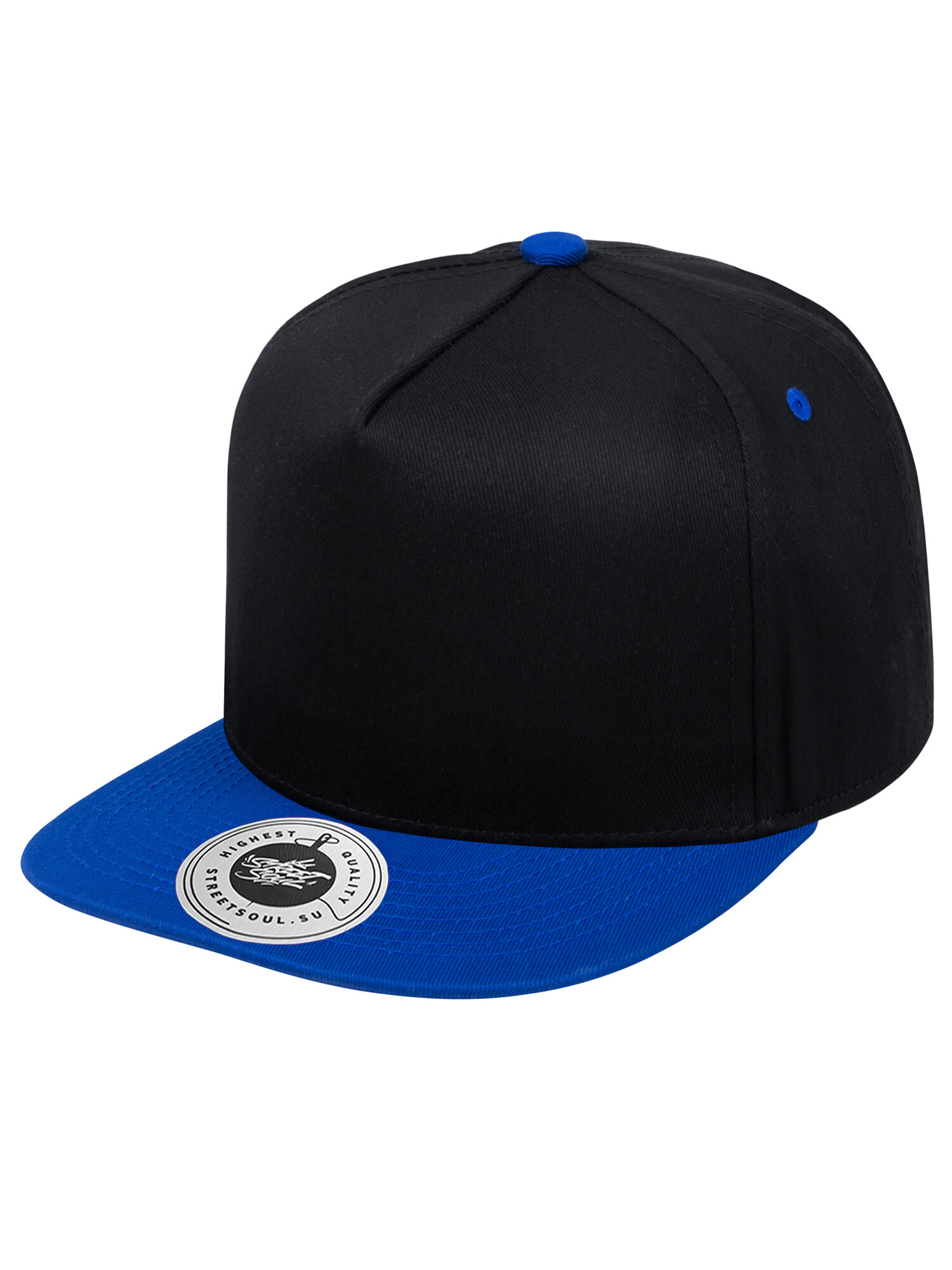 Бейсболка Бейсболка 003-5-2 Пятипанельная двухцветная хлопковая для мужчин