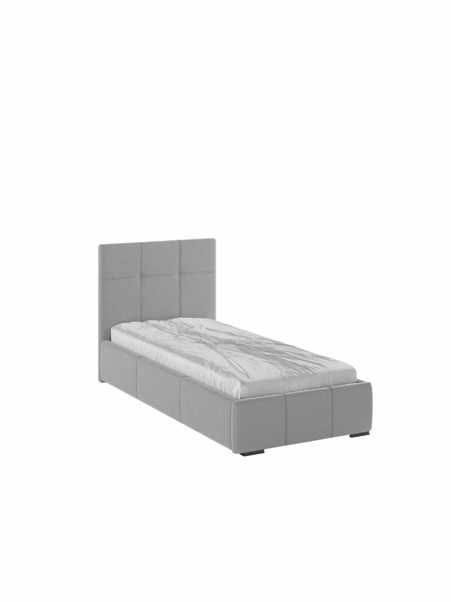 Домани, кровать интерьерная Рио, 0,9 м, с подъемным механизмом, 1060х1050х2230, Светло-серый