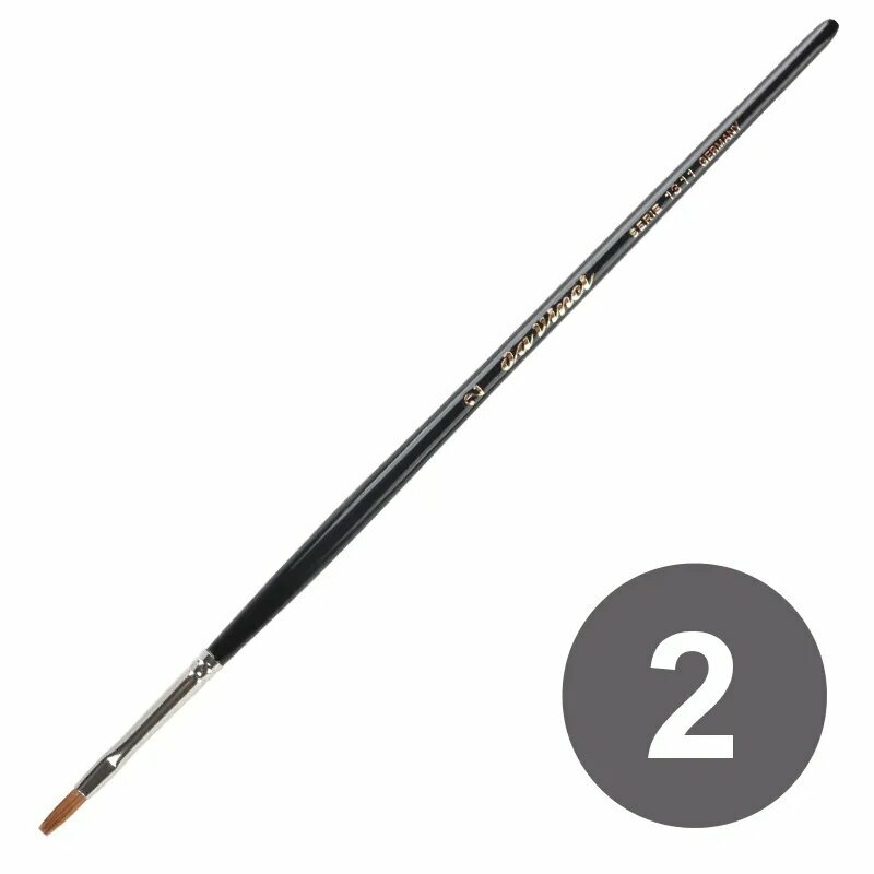 Da Vinci Кисть для рисования Круглая №2, 1 шт.