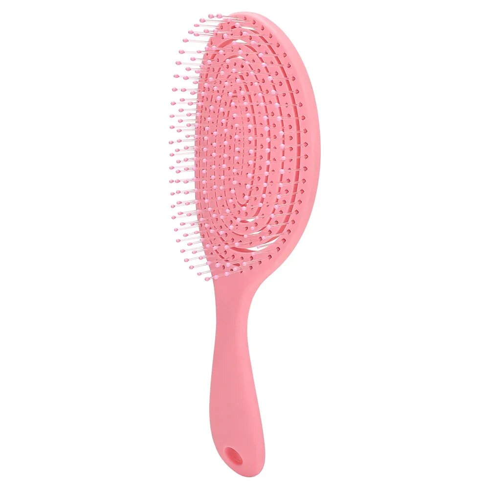 Профессиональная антистатическая расческа для вьющихся волос rose red