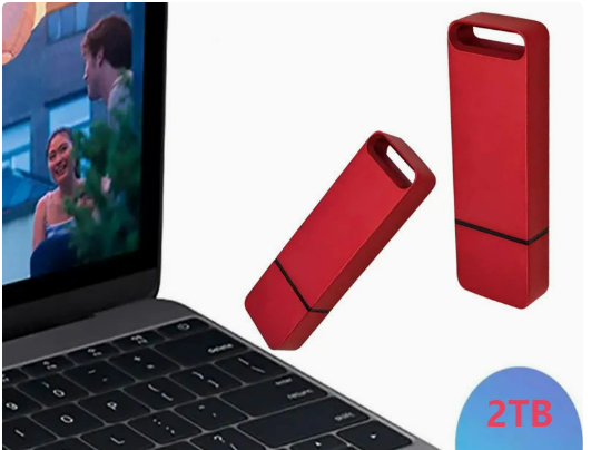 Металлическая USB-флешка Creative на 2 ТБ, расширение и увеличение емкости, большая емкость, 1 шт.