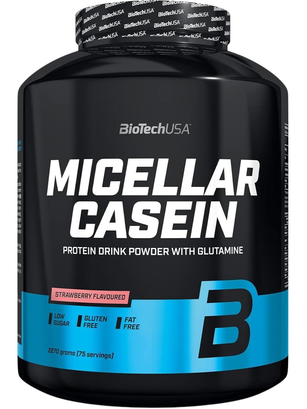 Казеиновый протеин BioTechUSA Micellar Casein 2270 г, Клубника