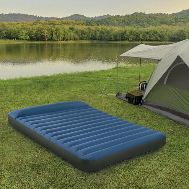 Надувной матрас Intex Truaire Outdoor Camping 64012 137х191х22 см с USB насосом