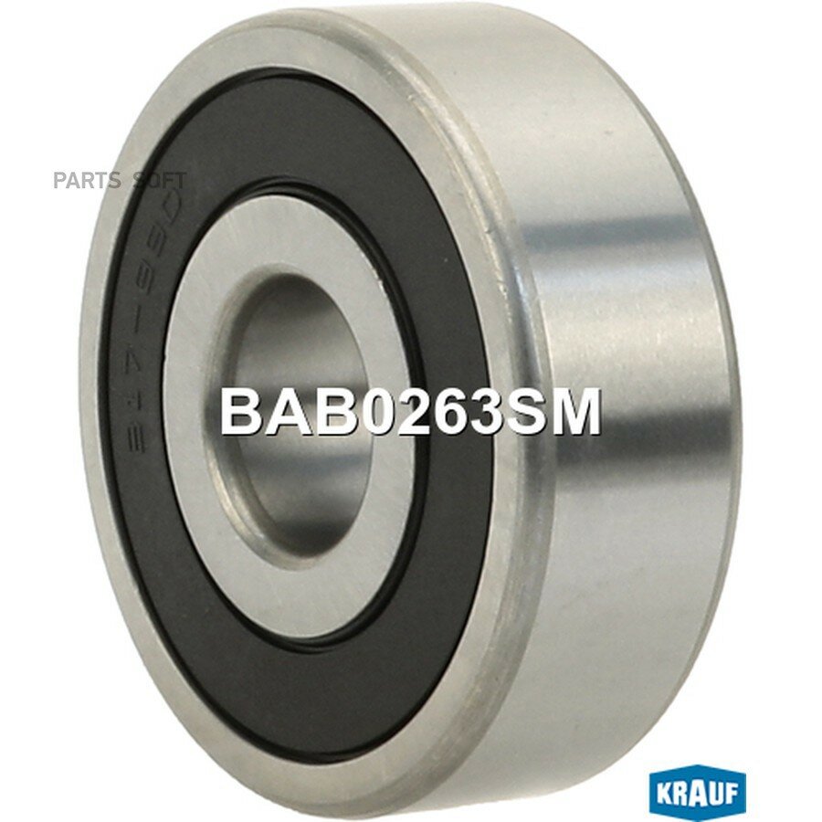 Подшипник генератора от официального дистрибьютора, KRAUF, артикул BAB0263SM