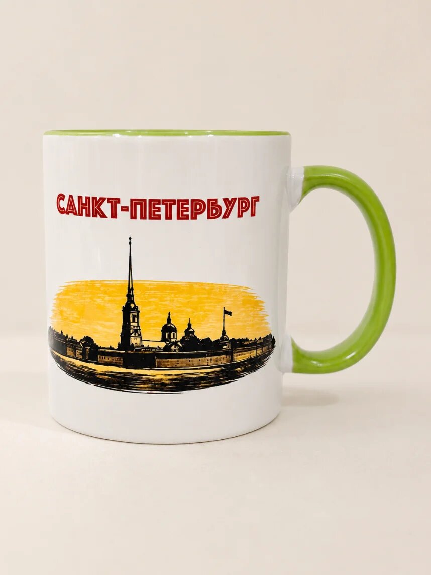 Кружка DARI DARI «Санкт-Петербург. Петропавловская крепость», керамика, 330 мл
