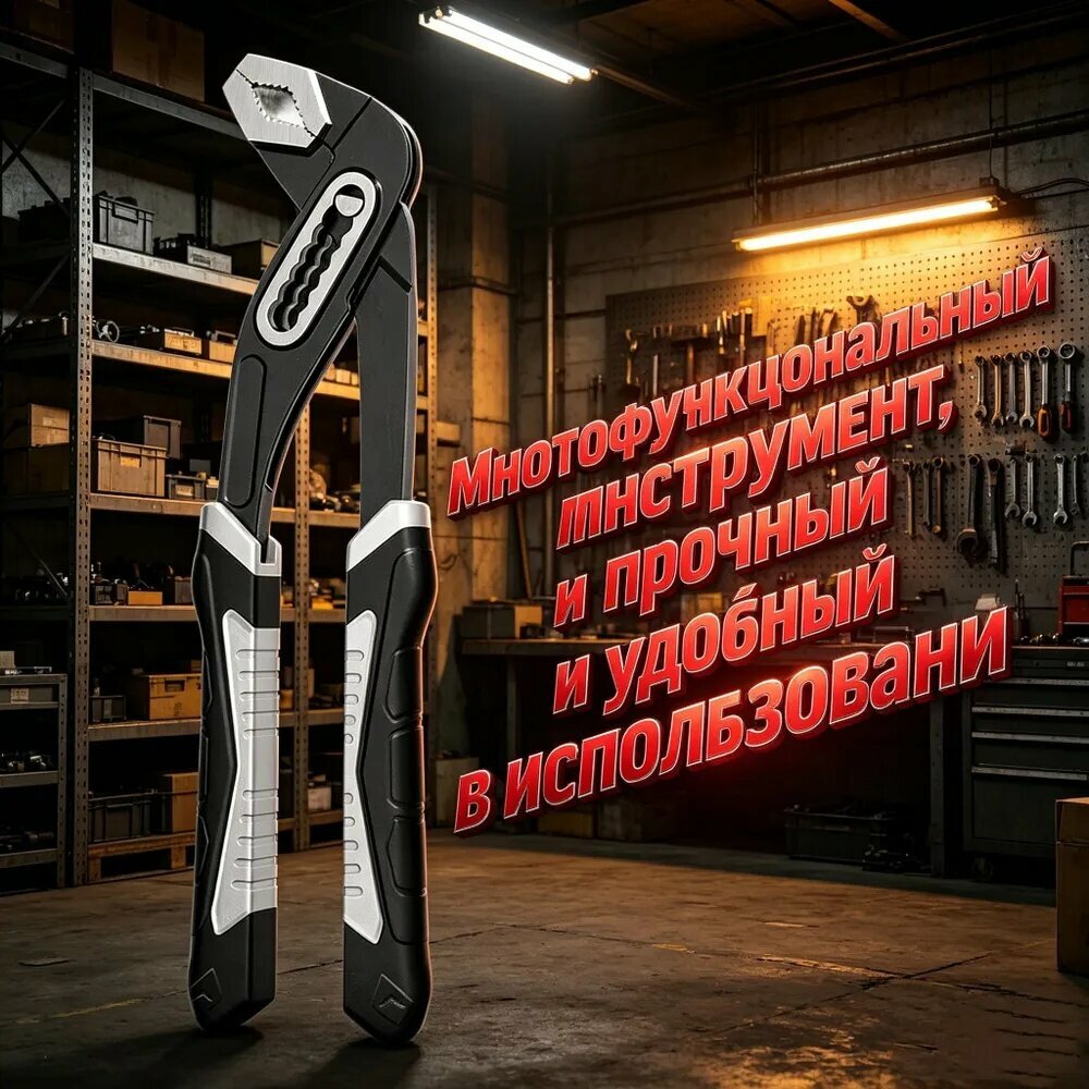 8-дюймовые сантехнические плоскогубцы с быстрым зажимом, трубный ключ, регулируемый хомут для водяного насоса, плоскогубцы