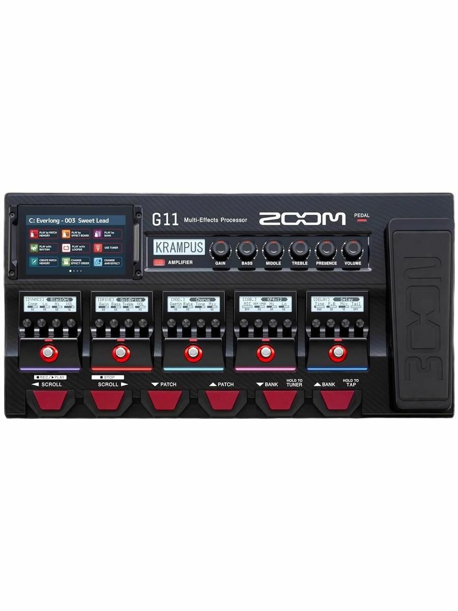 Zoom G11 процессор мультиэффектов для гитары