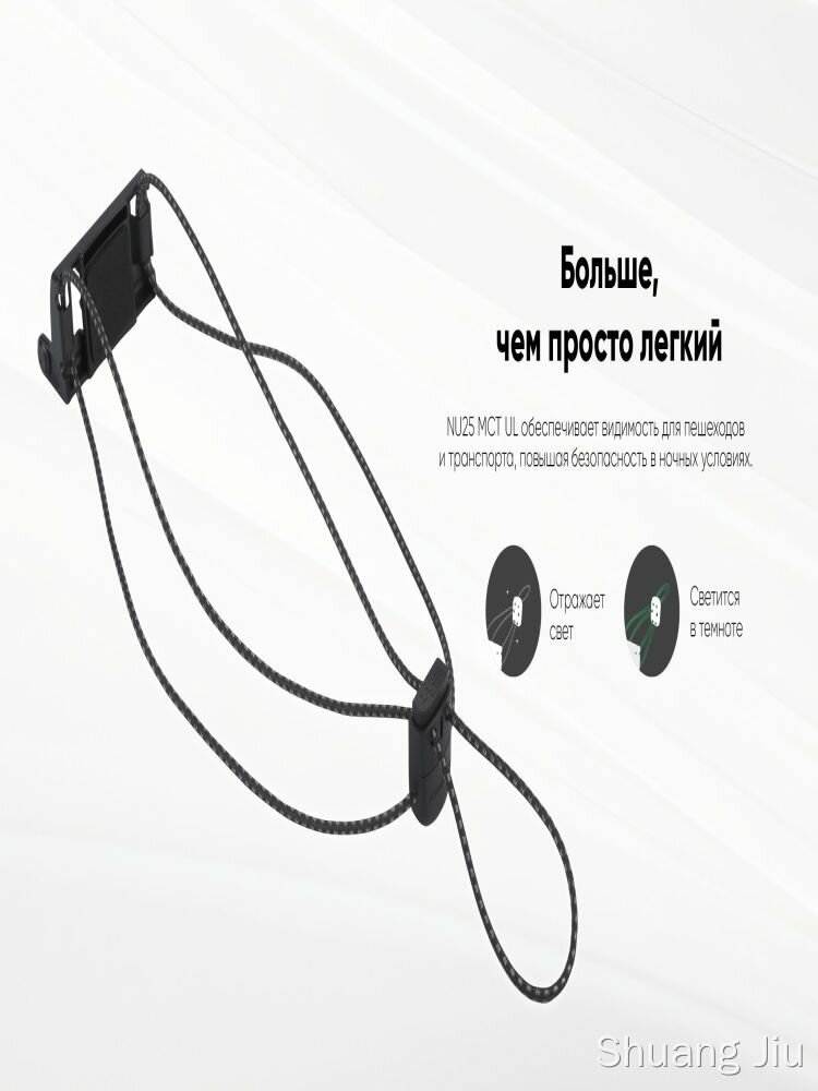 Налобный фонарь Nitecore NU25 MTC UL 400 Лм 132 м IP68 для велосипеда и бега налобник — фото 1
