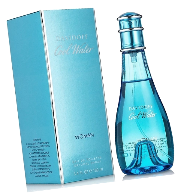 Davidoff Cool Water женская туалетная вода 100 мл - Давидофф Кул Ватер парфюм для женщин