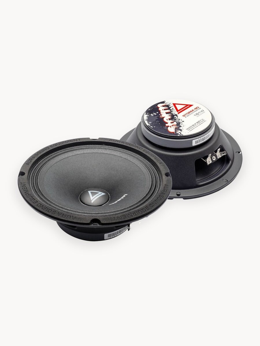 Колонки в машину AurA STORM-80 / эстрадные динамики 20 cм (8 дюймов) / 2шт.