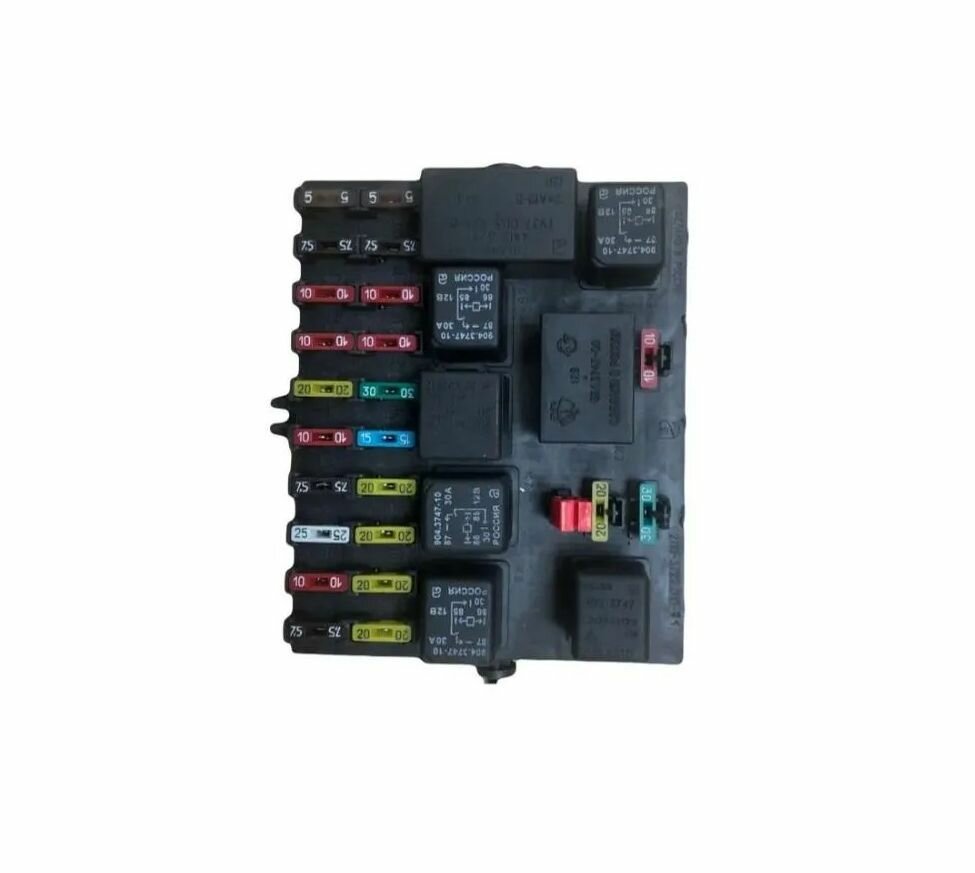 Монтажный блок предохранителей для Lada 2110, 2111, 2112, Шевроле Нива (391) Авар