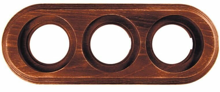 BIRONI Лизетта Бук Старое дерево Рамка 3-ая на бревно 260мм, BFC26-630-17