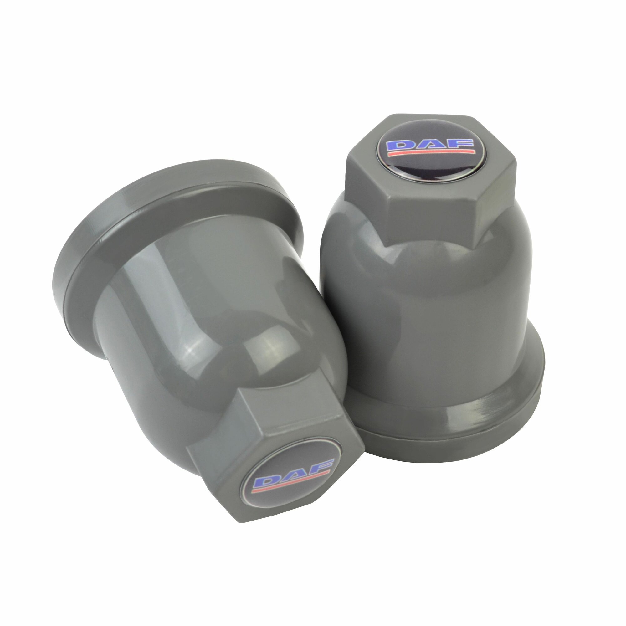 Колпачки DAF 20 штук на колесные гайки 32 мм серые