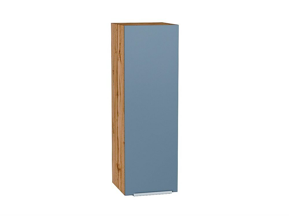 VVT Шкаф верхний с 1-ой дверцей Фьюжн Дуб Вотан, Silky Blue, 920, 300