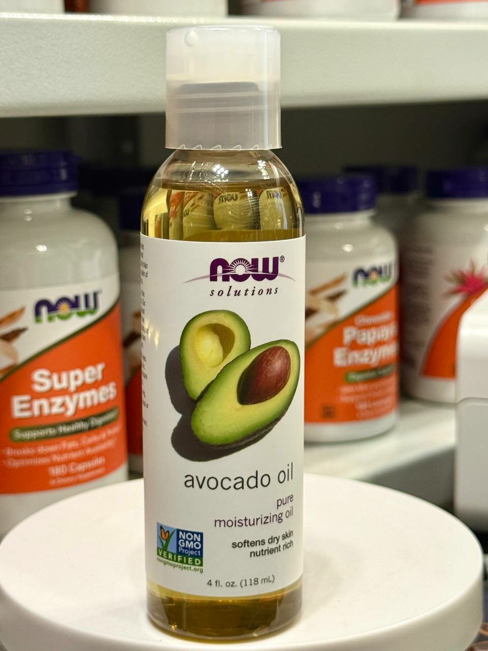 NOW Solutions Avocado Oil, Масло авокадо, 118 мл