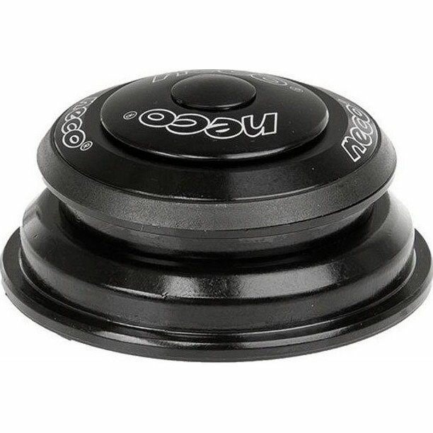 Рулевая колонка для велосипеда Neco H156EM, ZS44/56, 1 1/8-1 1/2", стальные чашки, картриджные подшипники, черный