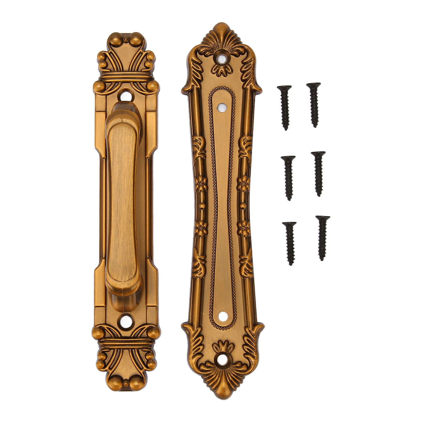 Раздвижные дверные ручки сарая большая деревенская двойная дизайн для ворот гаражи сарай мебельный алюминиевый сплав материал