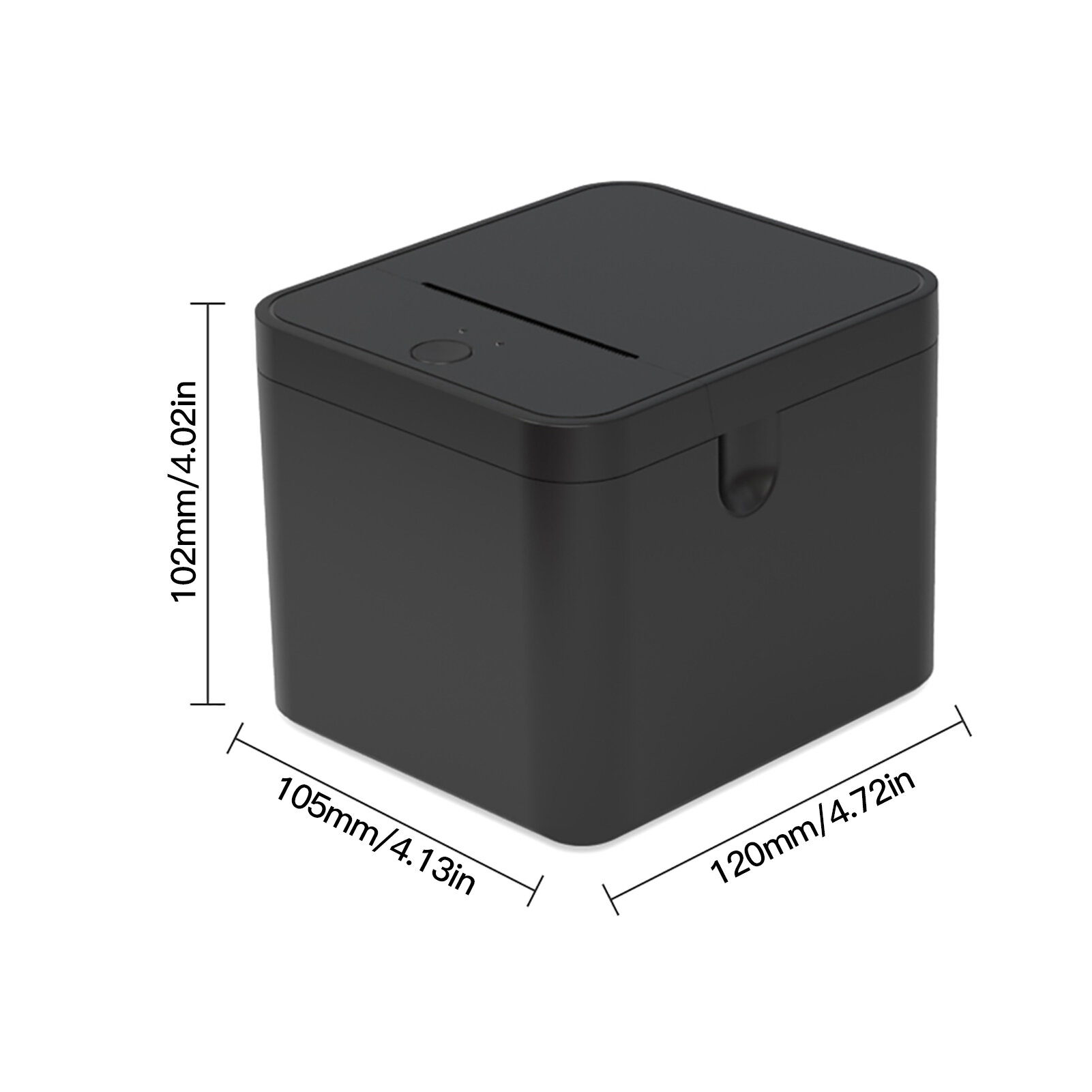 Чековый принтер Компактный портативный USB BT высокоскоростная печать 58 мм термопринтер чеков для судоходного бизнеса ресторана кухни
