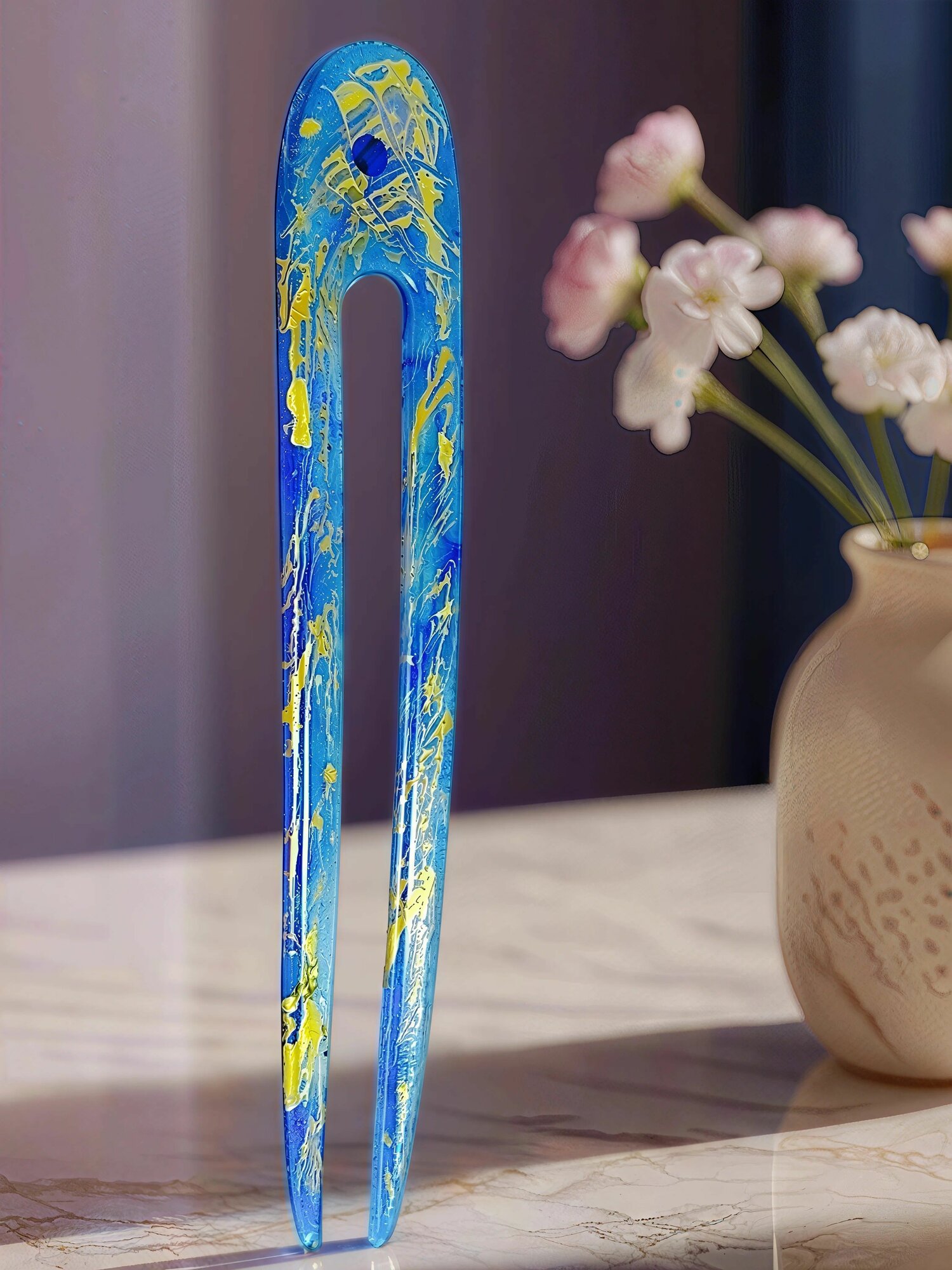 Заколка для волос, женская стильная шпилька