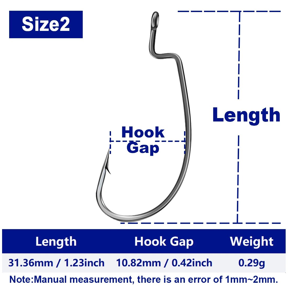 FishTrip EWG крючок size2, 25pcs