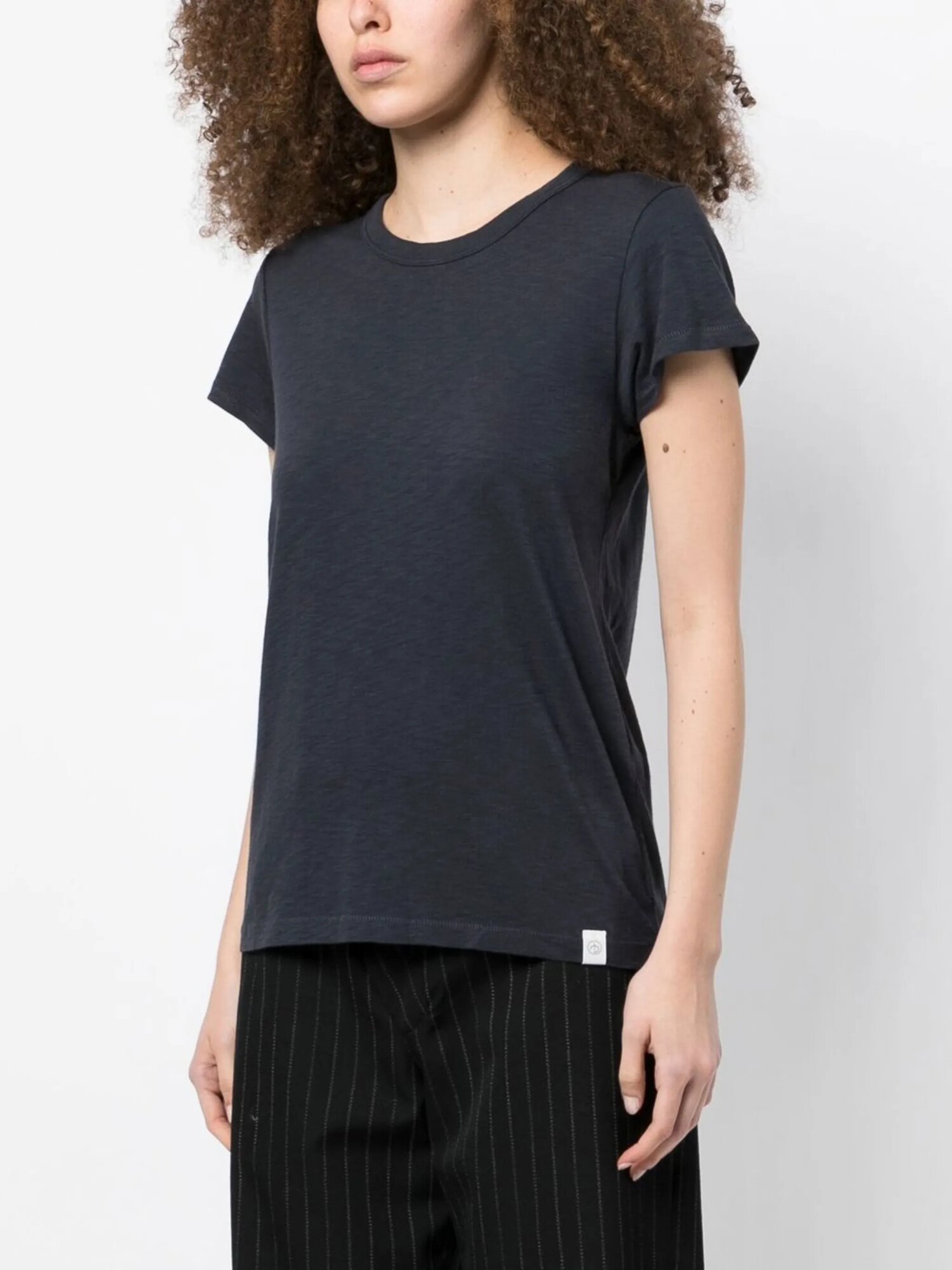 Футболка Rag & Bone Slub Tee, размер L, синий — фото 1
