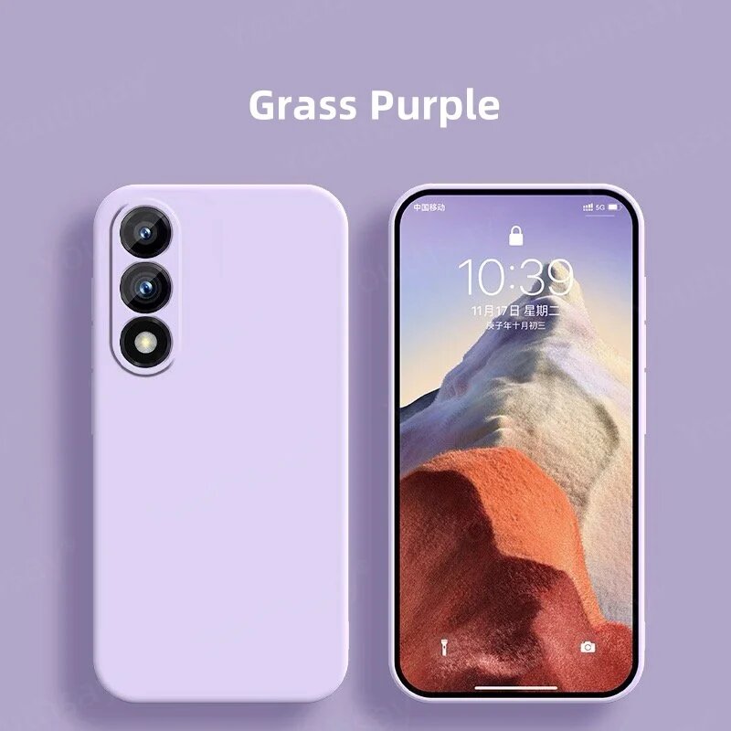 Чехол Grass Purple для OnePlus Nord 5, мягкий силикон