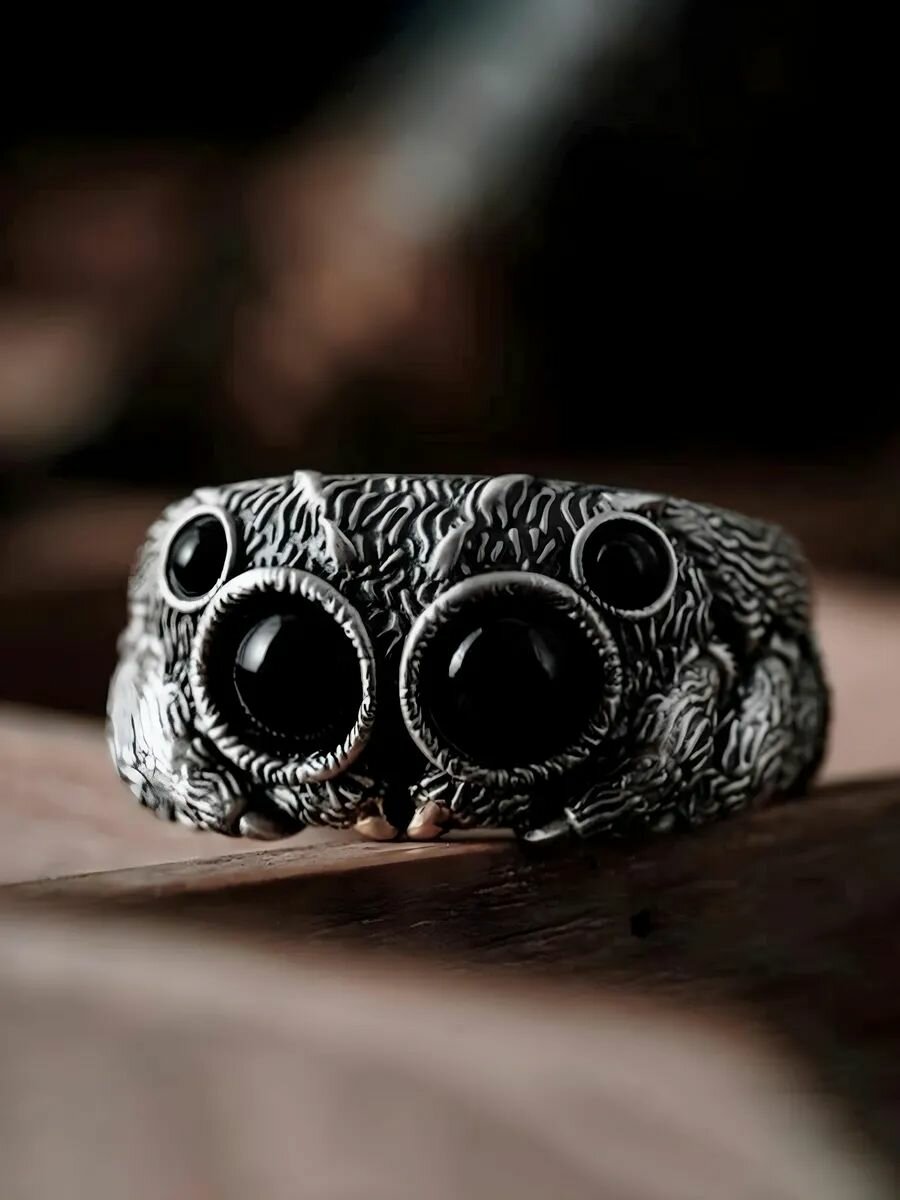 Кольцо, металл, искусственный камень