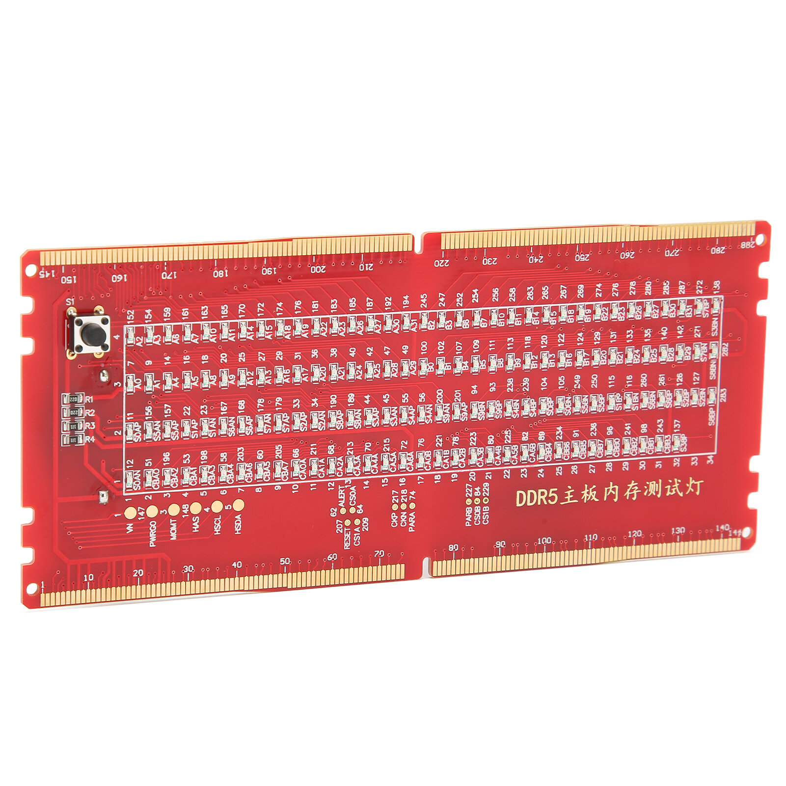 Тестер памяти DDR5, световой диод, безопасный, прочный и стабильный тестер памяти для настольных компьютеров для ремонта памяти компьютера