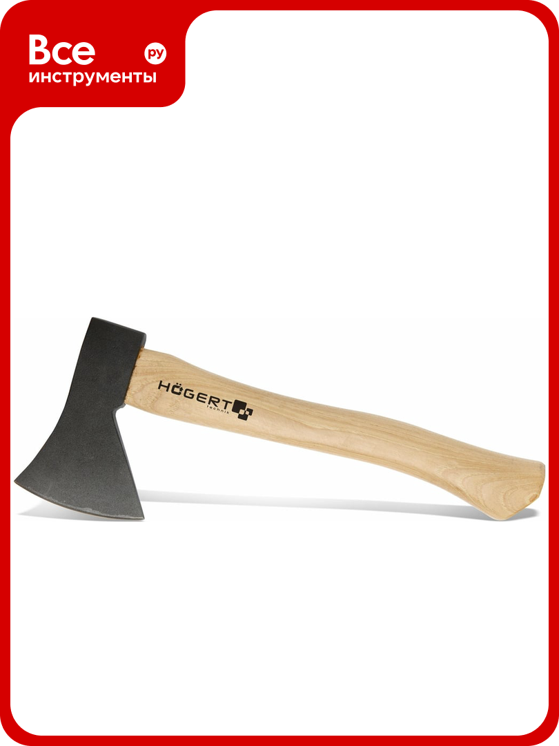 Топор с деревянной рукояткой HOEGERT TECHNIK 1200 г HT3B066
