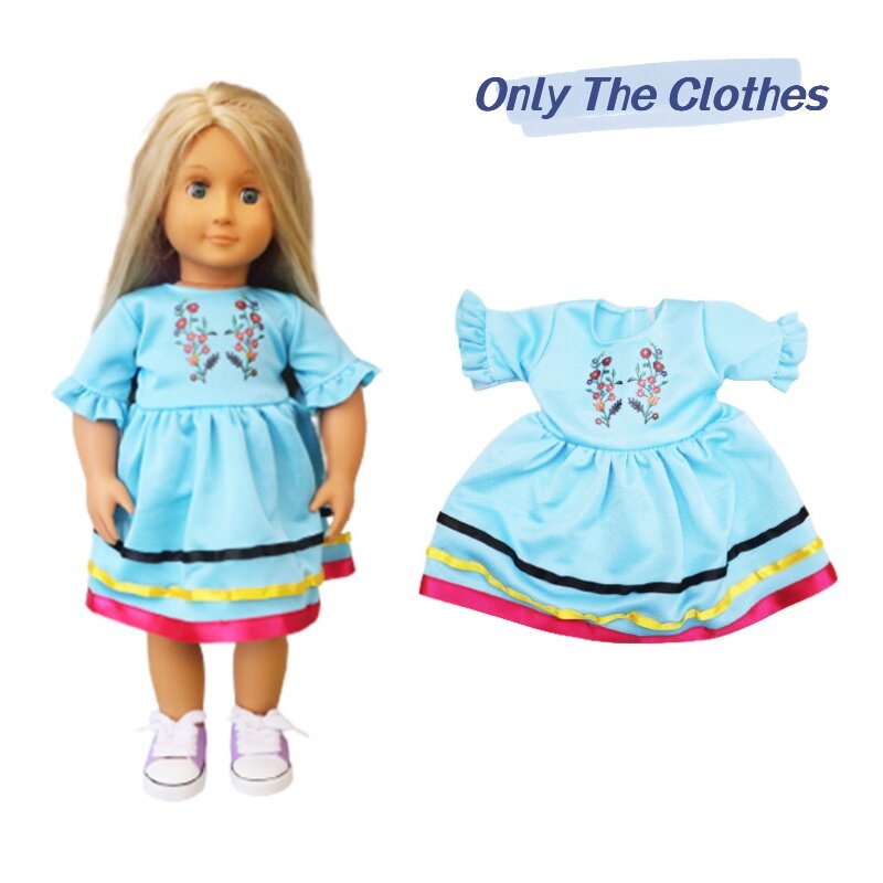 Одежда для куклы American Girl 18 дюймов из водоотталкивающей ткани, экспорт за границу