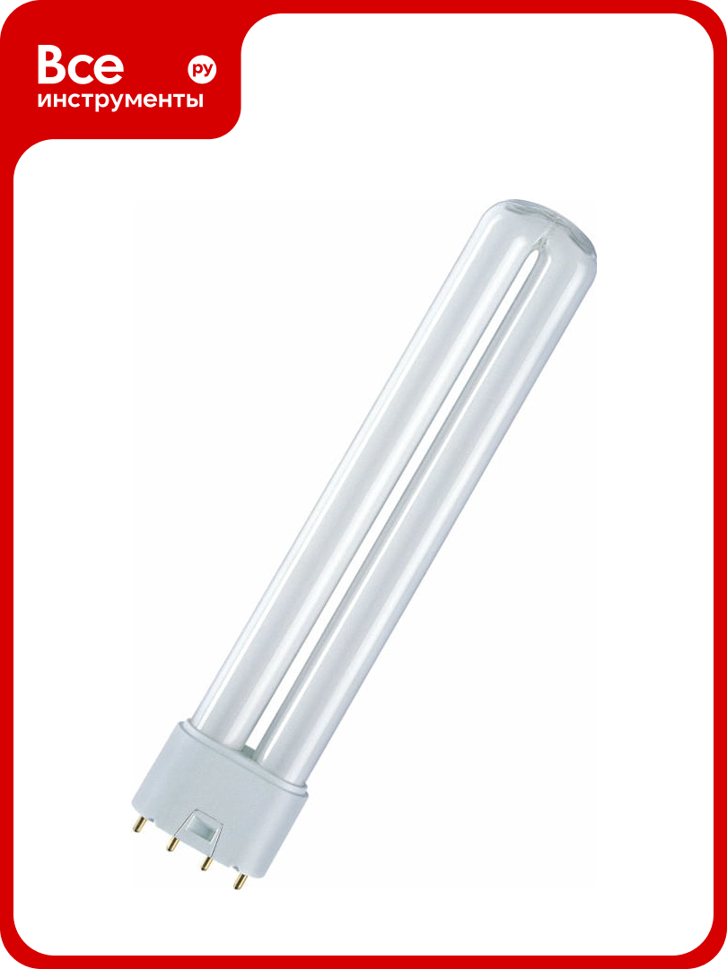 Компактная люминесцентная лампа Osram DULUX, неинтегрированная L 40W/840 2G11 10X1, 4099854125560