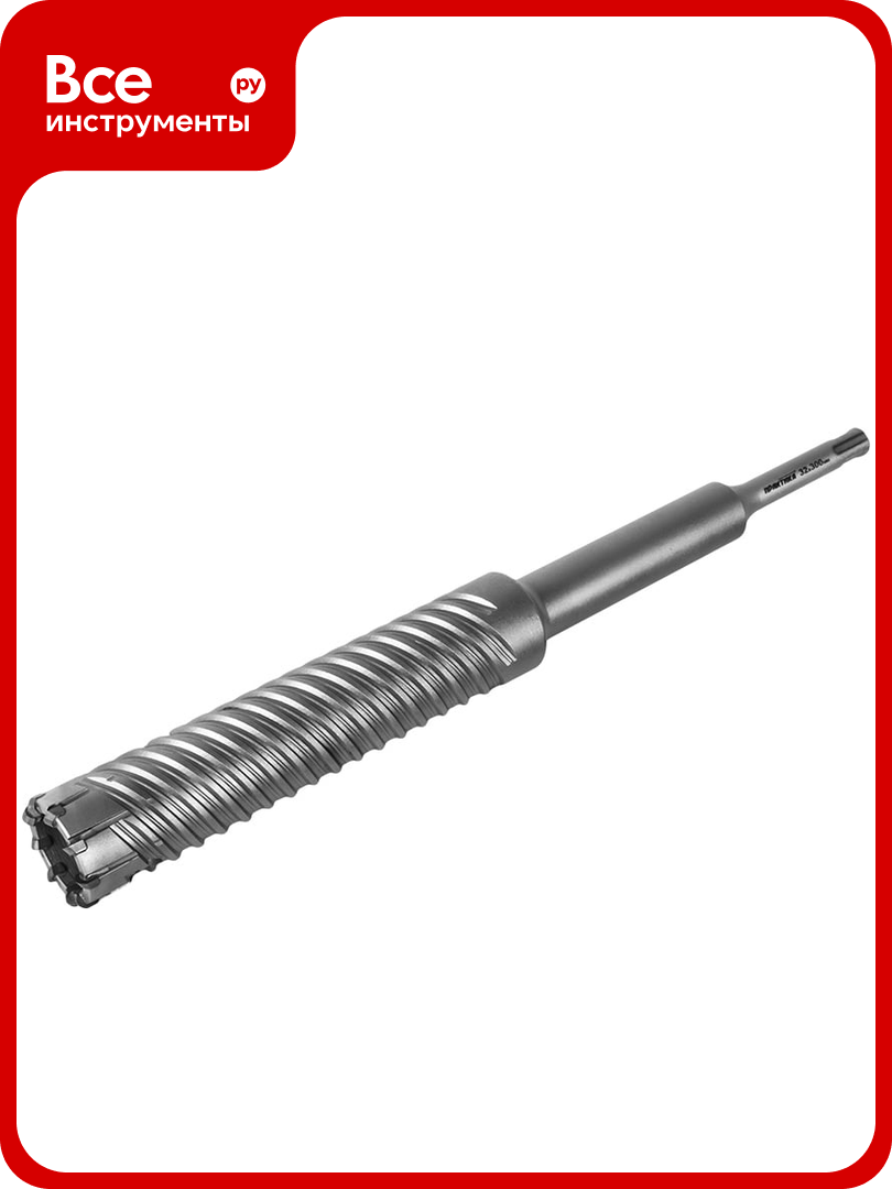 Сверло по арматуре Эксперт 32х300 мм, SDS-plus ПРАКТИКА 915-212, работы с перфоратором