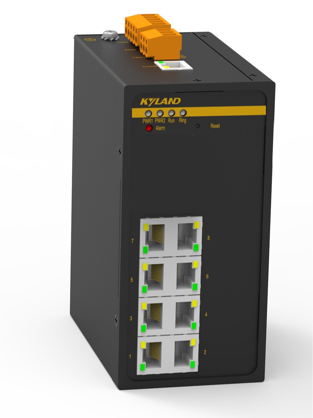 Управляемый коммутатор Kyland SICOM3000A-8T-HV 8-портовый на DIN-рейку