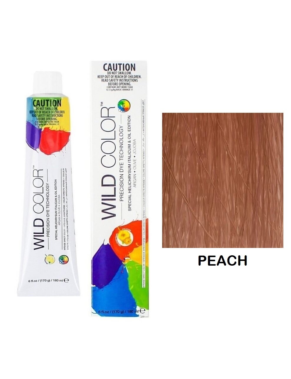 Пигмент прямого действия 180 мл Wild Color Direct Color - Wild Color Биоламинирование Peach Персиковый