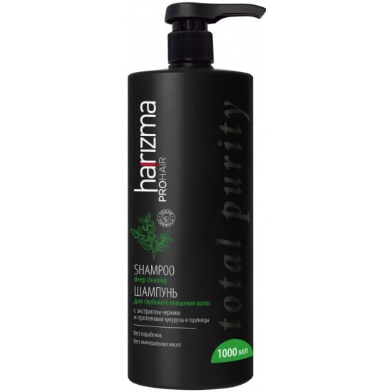 Шампунь для глубокого очищения волос Harizma Prohair Total Purity, 1 л