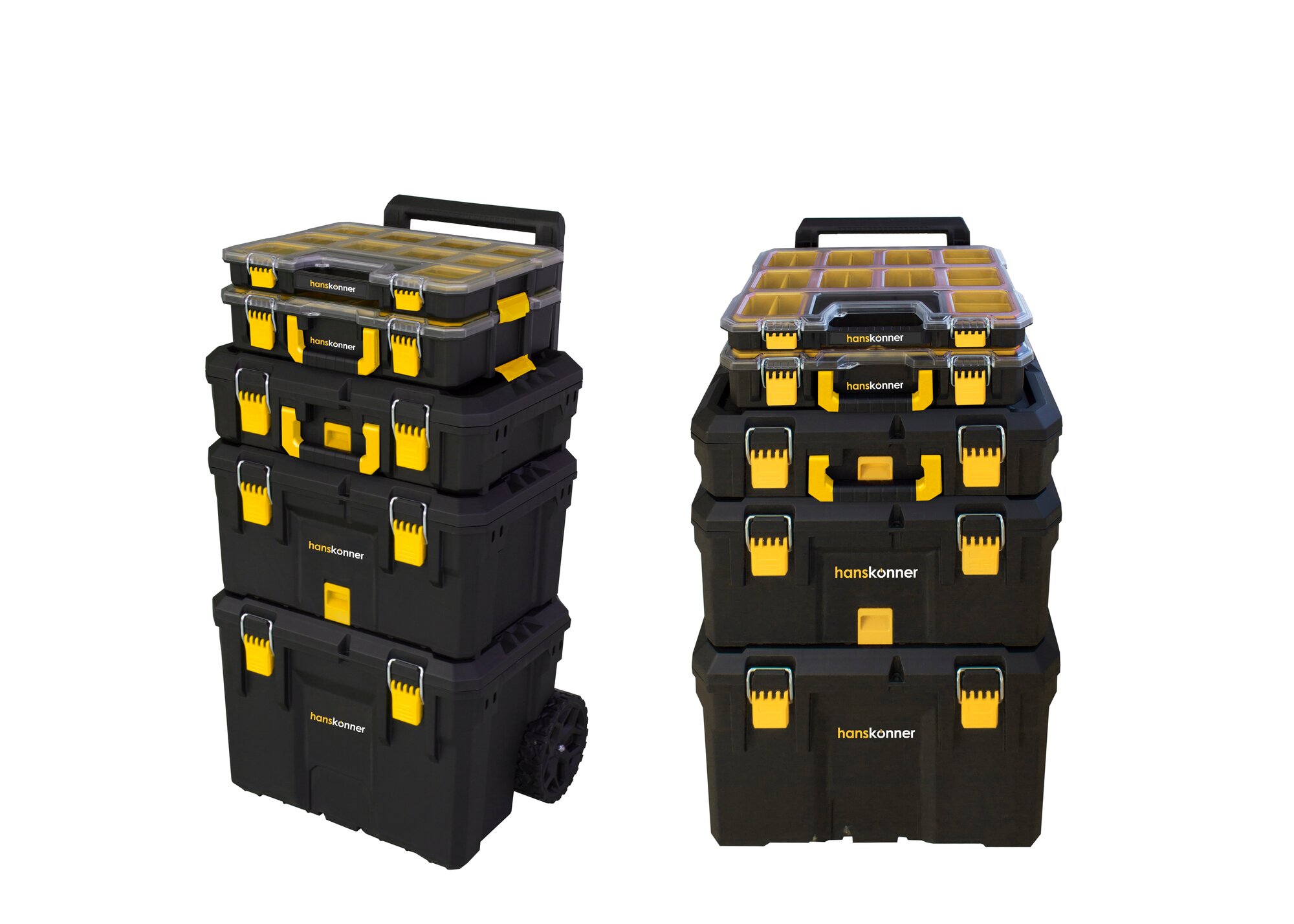 Набор ящиков системы хранения Hanskonner HSP5KIT HANSTORAGE PLUS (5шт) на колесах