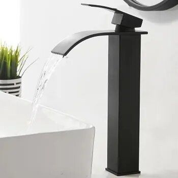 Смеситель для ванны современный дизайн водопад, смеситель для раковины, кран для кухни однорычажный с изливом